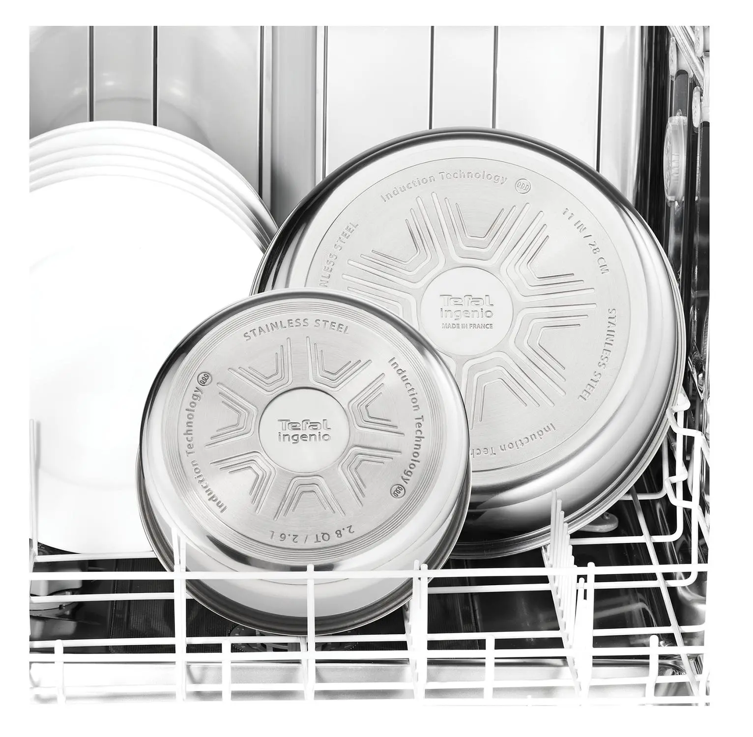 Tefal Ingenio Emotion L948SC04 Indukcja Stal nierdzewna 12 elementów w Sklepie RTV EURO AGD