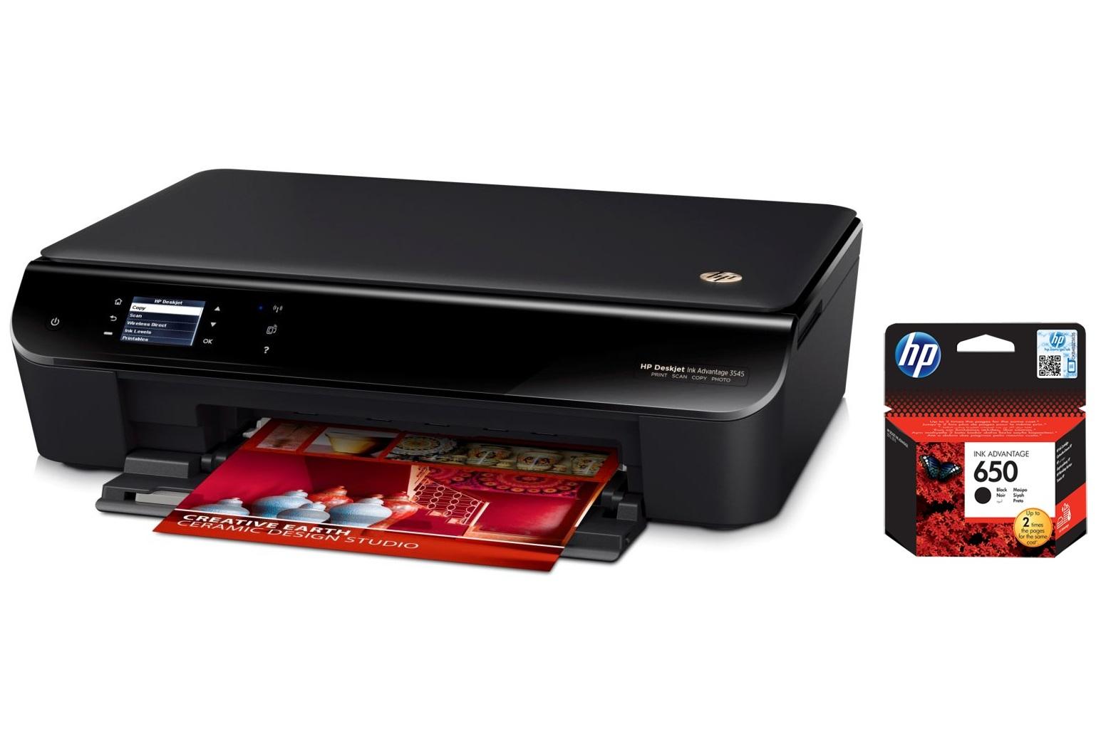 HP Deskjet Ink Advantage 3545 + tusz WiFi - Opinie, Cena - RTV EURO AGD