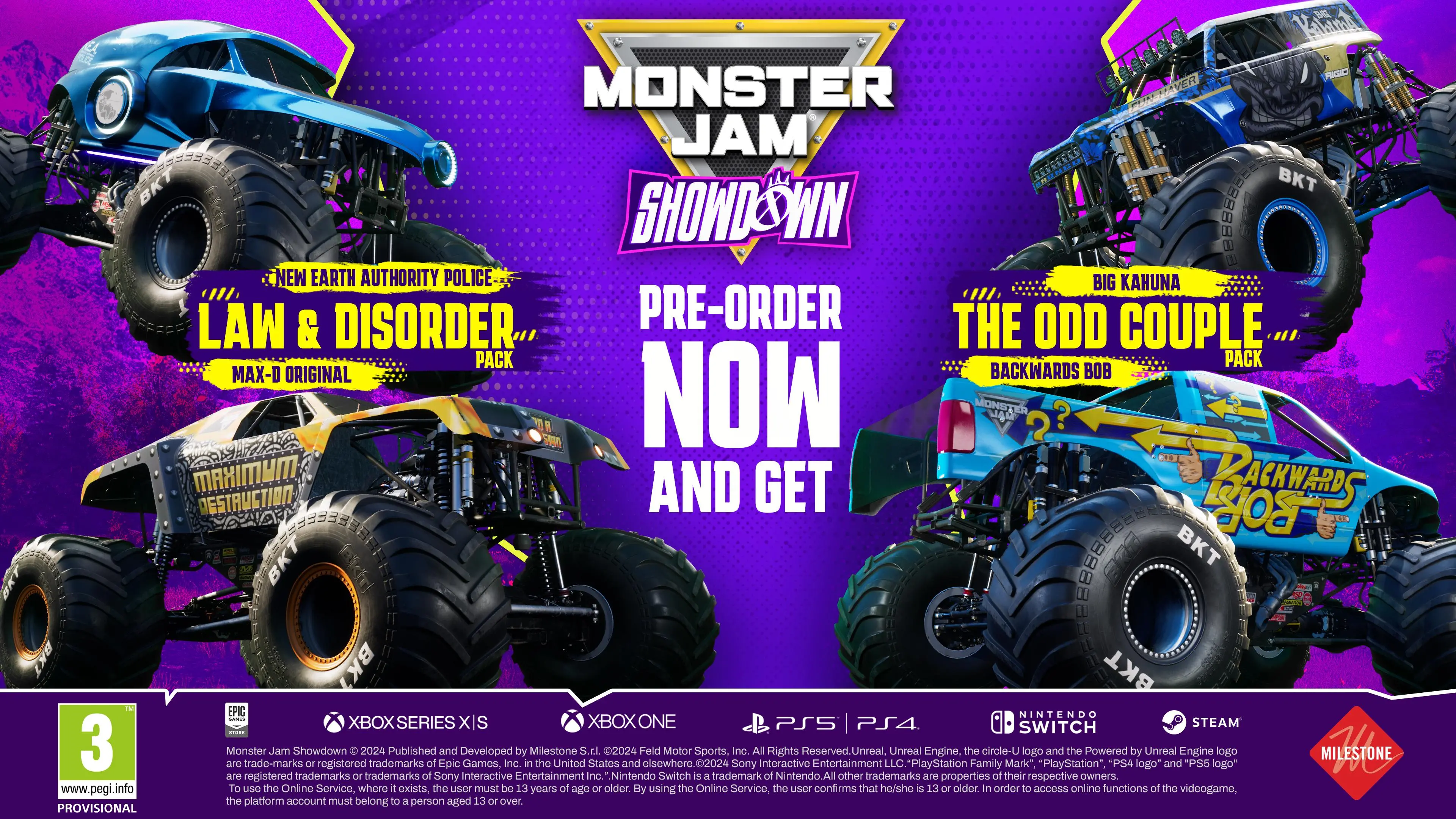 Monster Jam Showdown Edycja Day One Gra na Nintendo Switch - Dobra cena ...