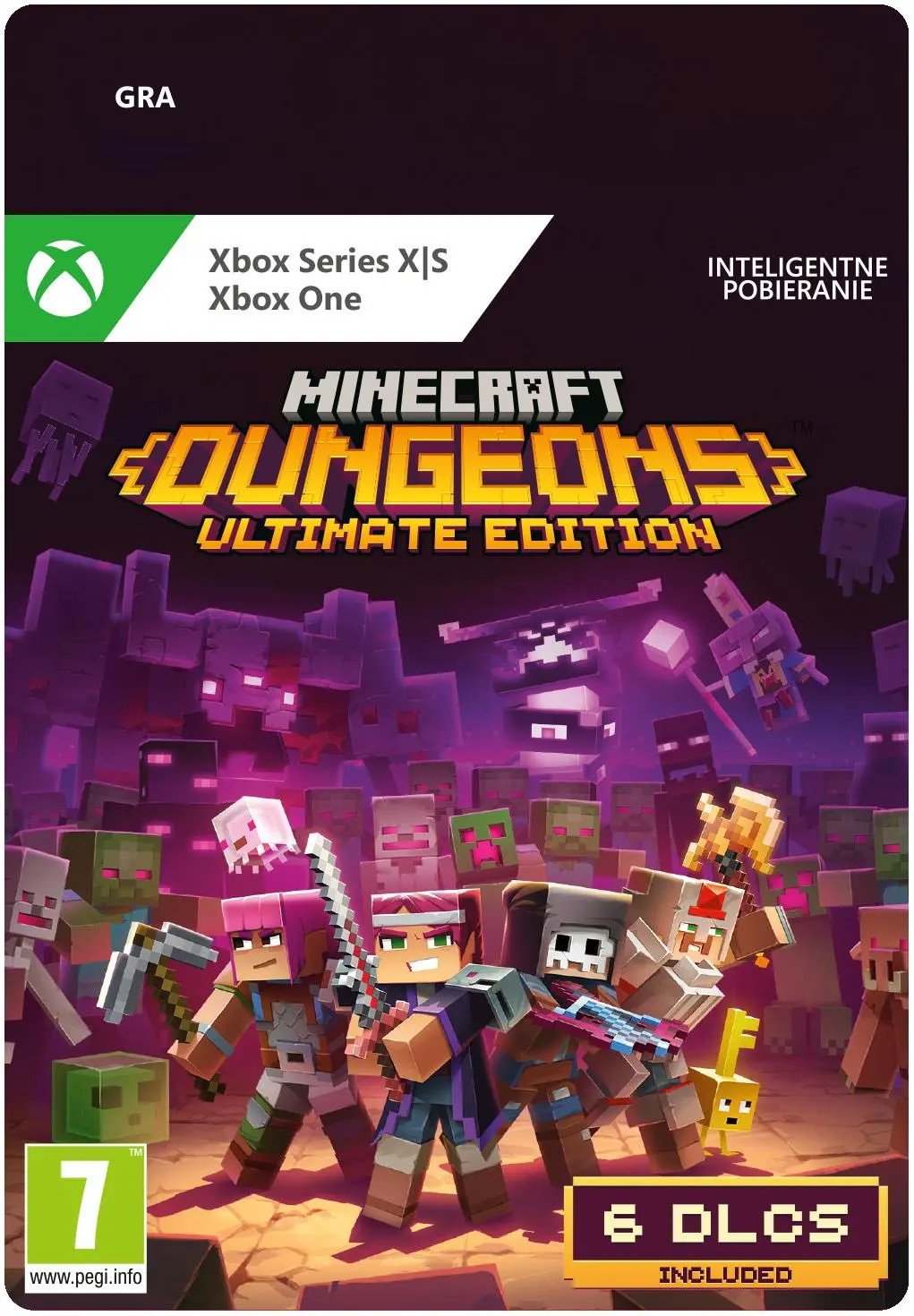Minecraft Dungeons Edycja Ultimate 15 Rocznica [kod aktywacyjny] Gra na ...