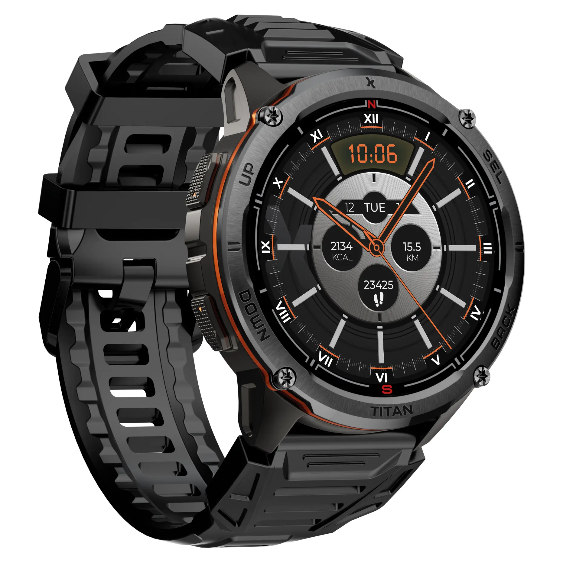 Smartwatch Maxcom FW111 Titan Chronos 54mm GPS Czarny - Opinie, Cena ...