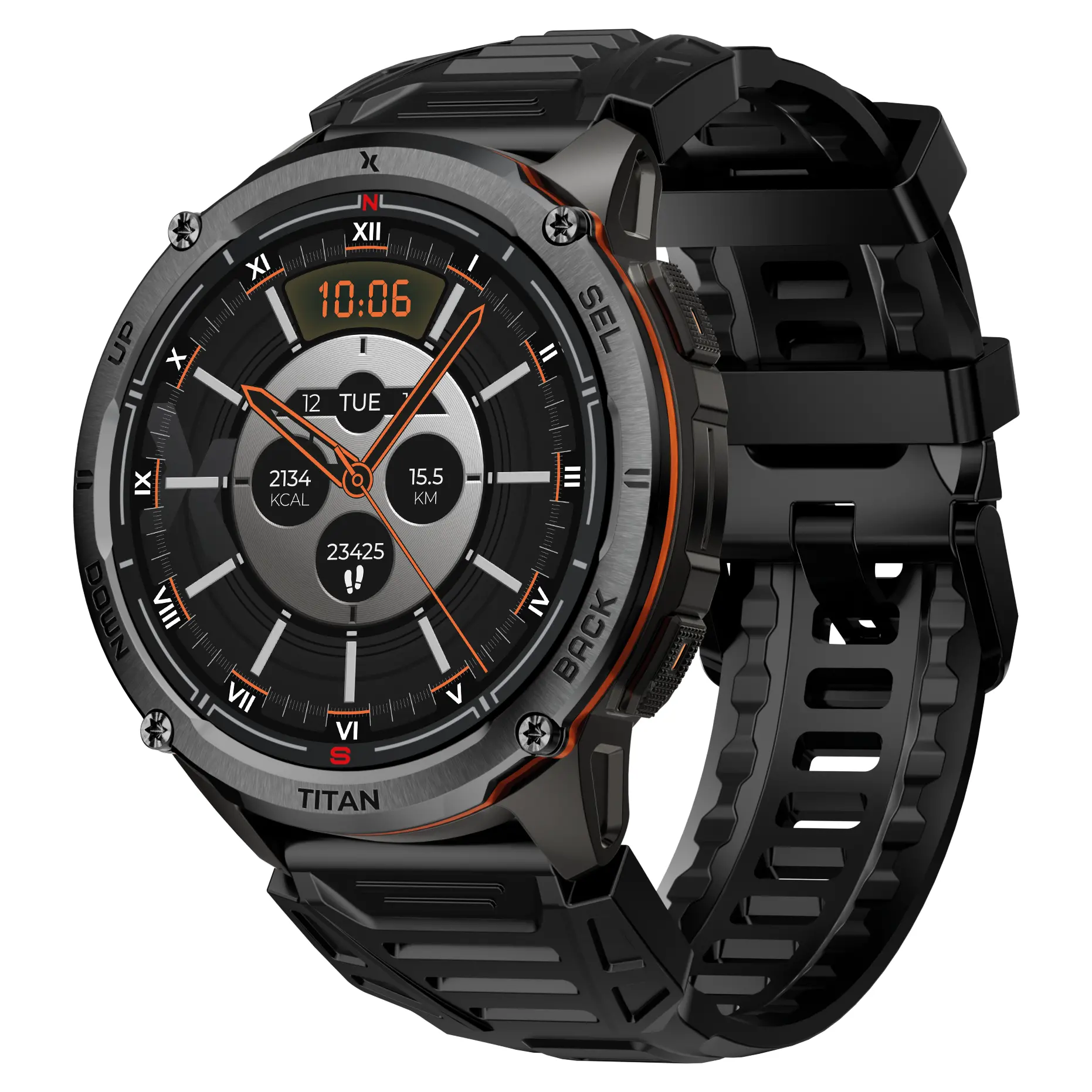 Smartwatch Maxcom FW111 Titan Chronos 54mm GPS Czarny - Opinie, Cena ...