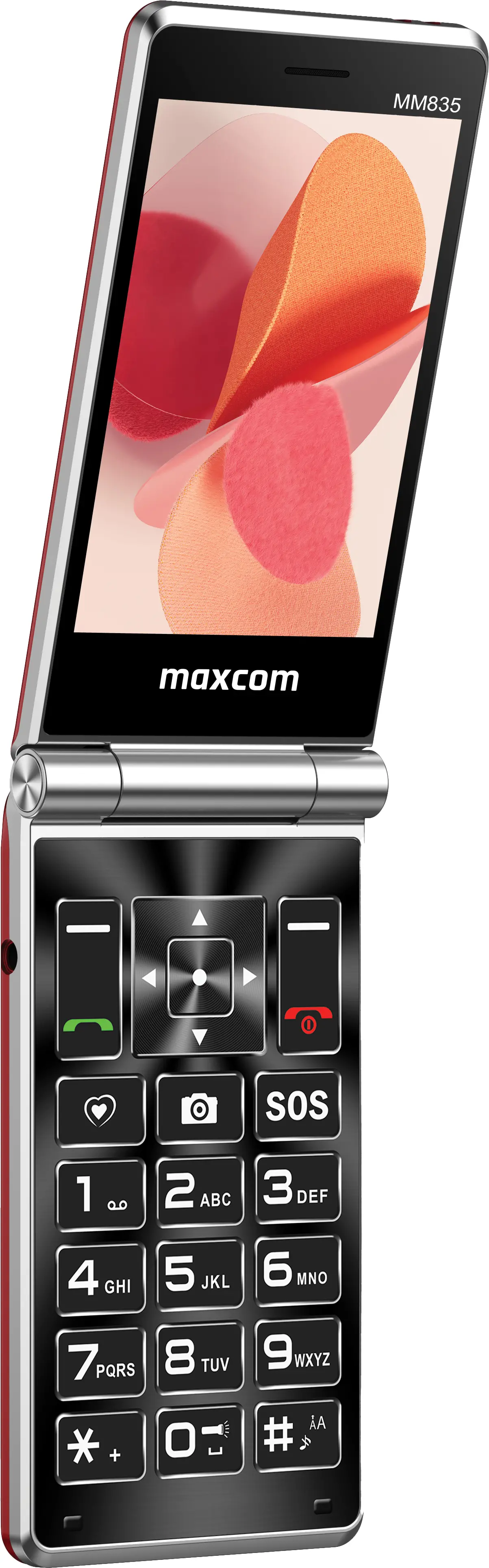 Telefon Maxcom Comfort MM835 3,5" Czerwony - Opinie, Cena - RTV EURO AGD
