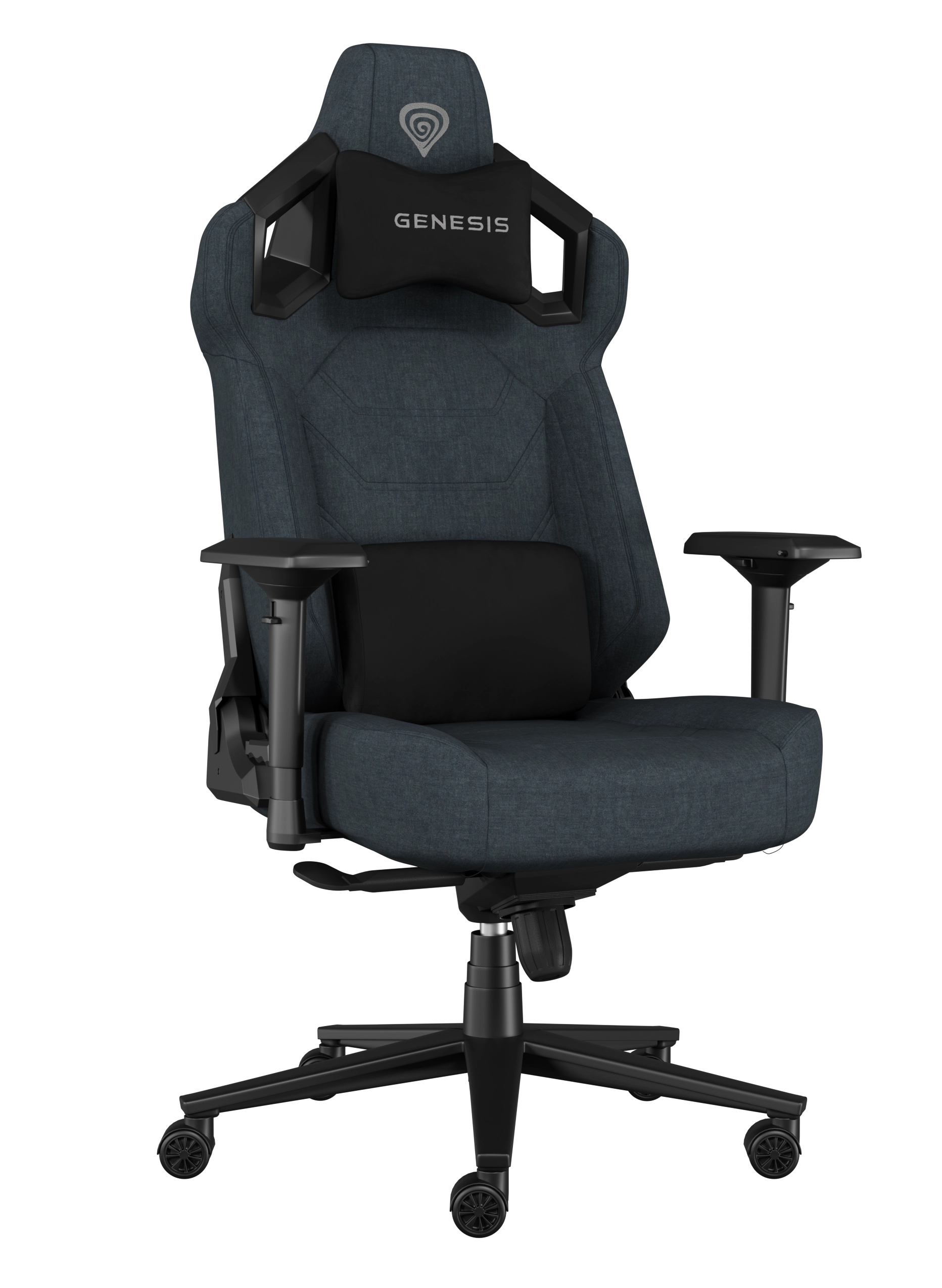 Genesis Nitro 800 Gamingowy do 150kg Tkanina Czarno-szary - Dobra cena ...