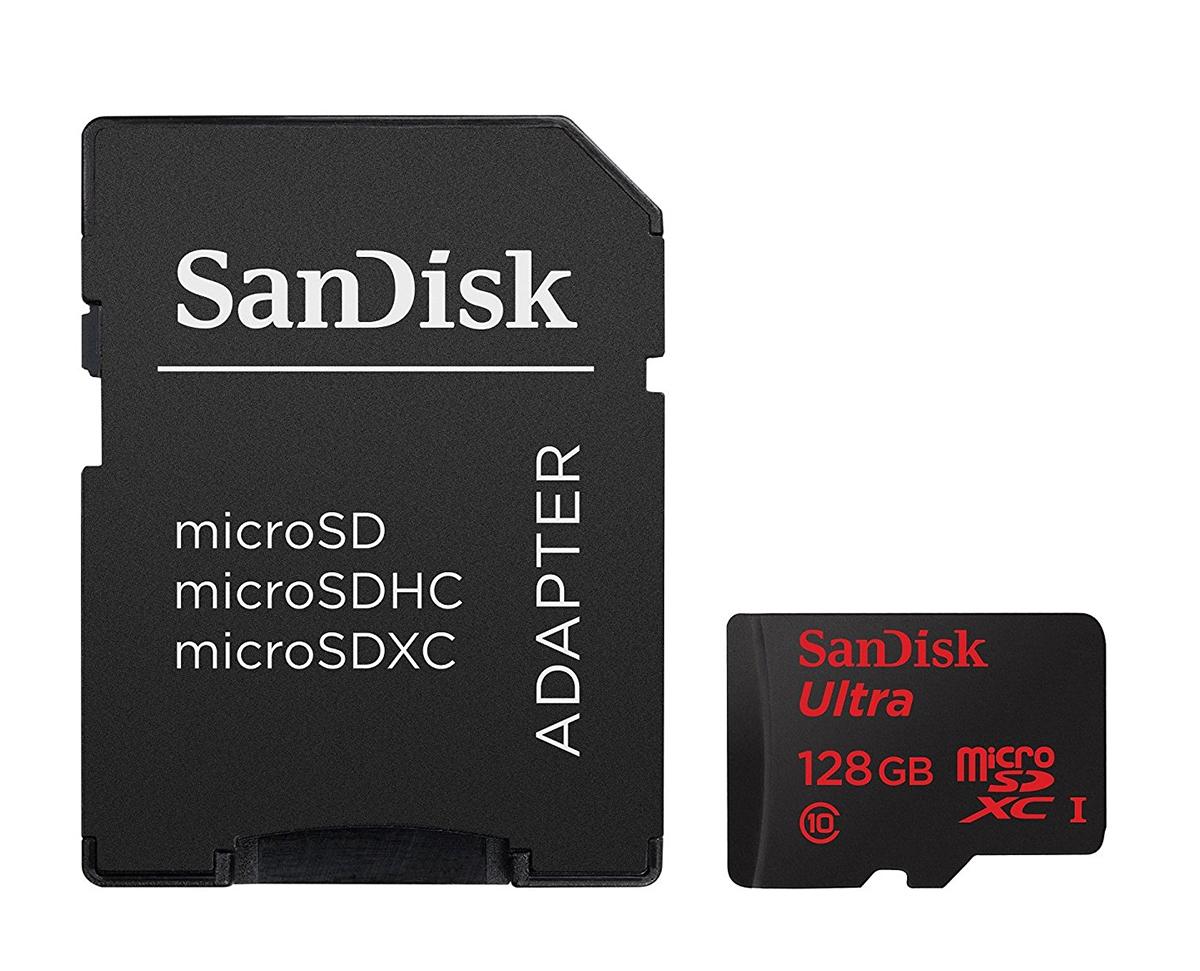 SANDISK Ultra 128GB microSDXC + adapter SD - Opinie, Cena - RTV EURO AGD
