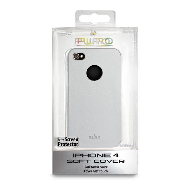 Puro Soft Cover iPhone 4 4S srebrny w Sklepie RTV EURO AGD