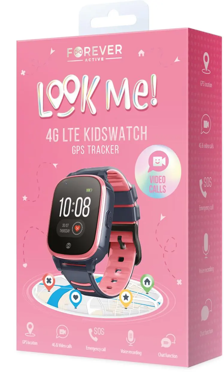 Smartwatch Forever Look Me KW-500 GPS 4G - Opinie, Cena - RTV EURO AGD