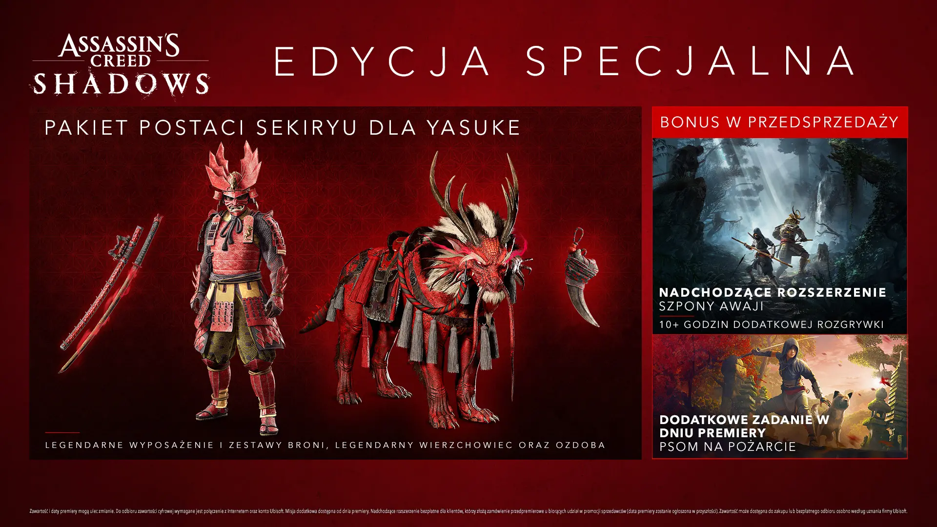 Assassin’s Creed Shadows Edycja Specjalna Gra na PS5 - Dobra cena ...