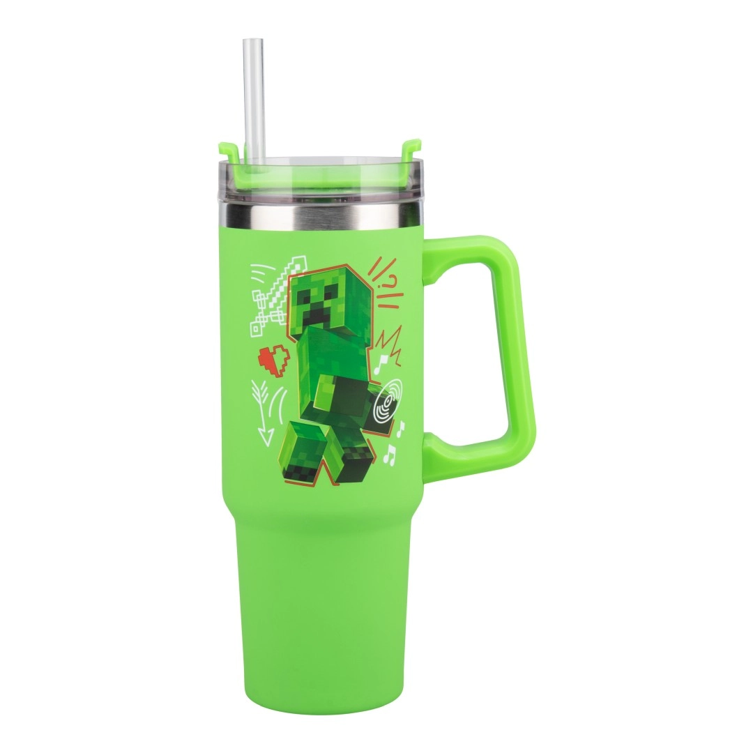 Paladone Insulated Travel Cup Minecraft Steve Ze słomką 900ml - Dobra ...
