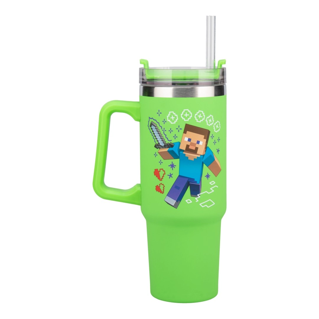 Paladone Insulated Travel Cup Minecraft Steve Ze słomką 900ml - Dobra ...