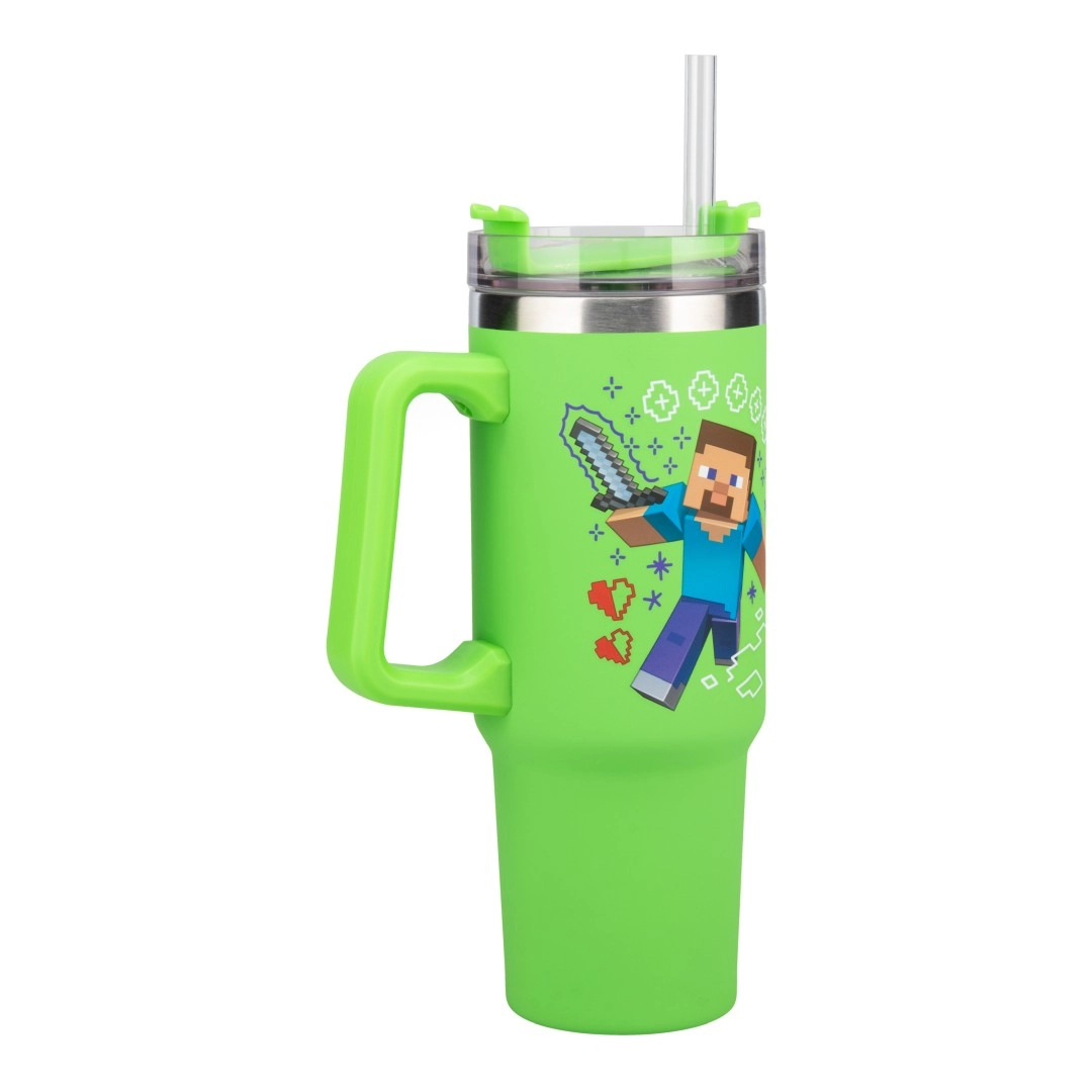 Paladone Insulated Travel Cup Minecraft Steve Ze słomką 900ml - Dobra ...