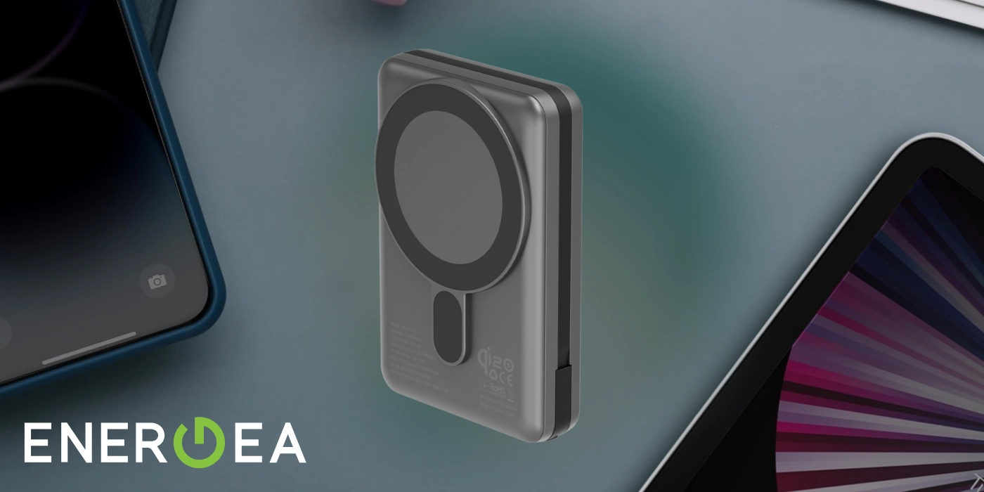 Powerbank Energea MagPac Pro Plus 10000mAh Wbudowany kabel USB-C PD 20W ...