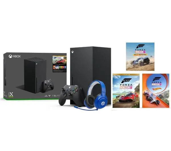 Xbox Series X 1TB z napędem + Forza Horizon 5 Bundle + słuchawki ...