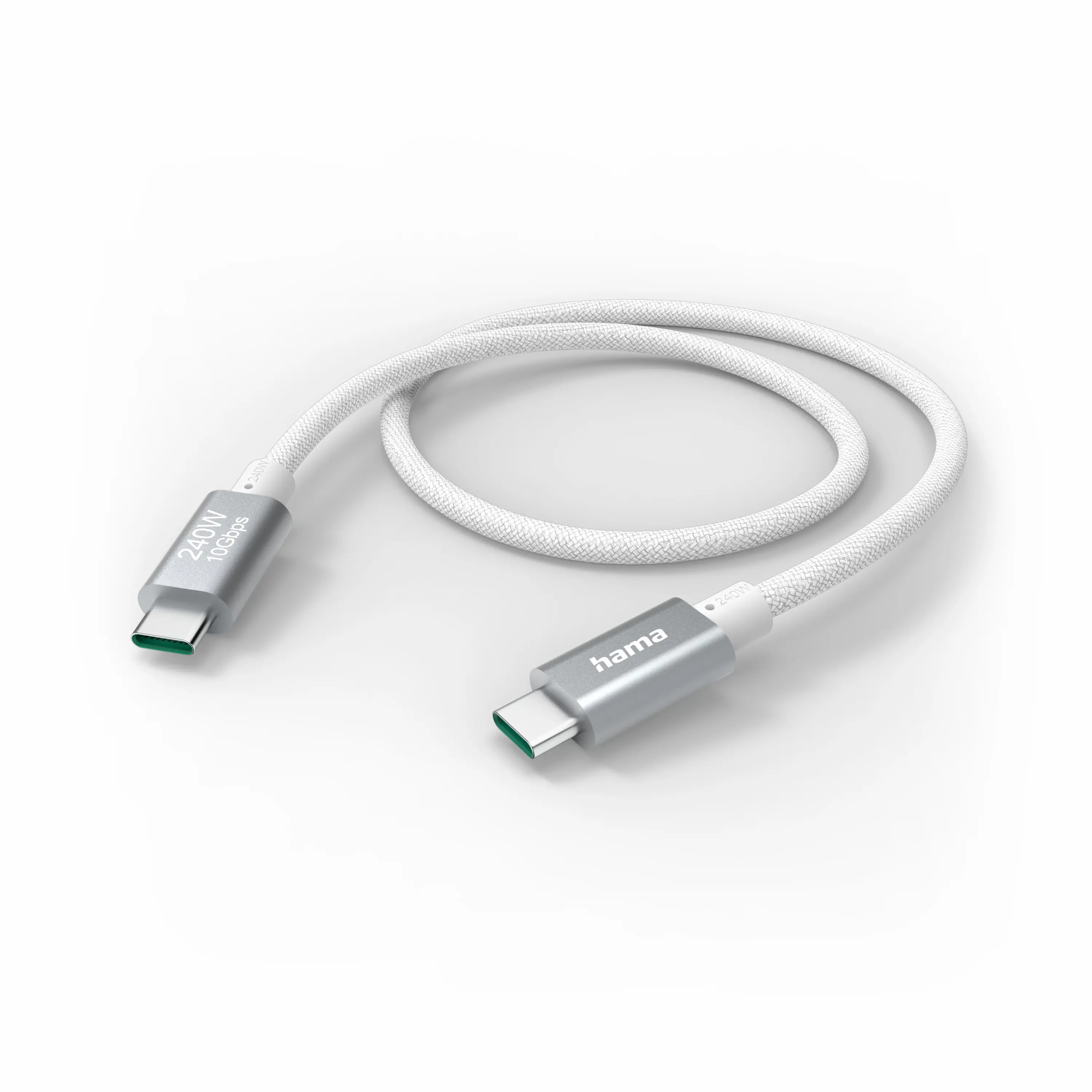 Kabel Hama 240W USB-C do USB-C 1,5m Biały - Opinie, Cena - RTV EURO AGD