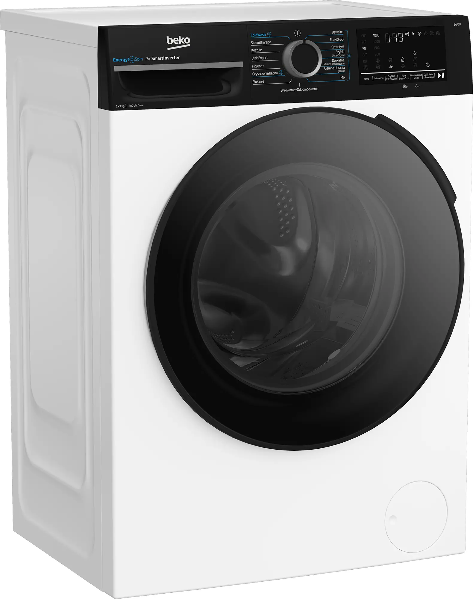 Pralka Beko b300 BM3WFU47215WBDC EnergySpin Slim 7kg 1200obr/min ...