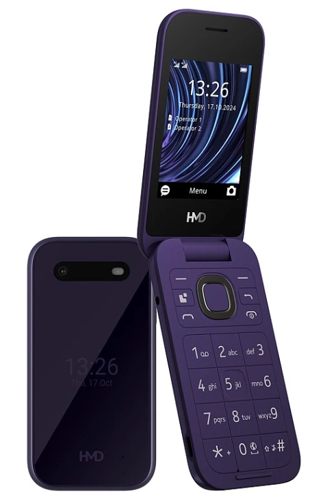 Telefon HMD 2660 Flip TA-1711 DS Fioletowy - Opinie, Cena - RTV EURO AGD