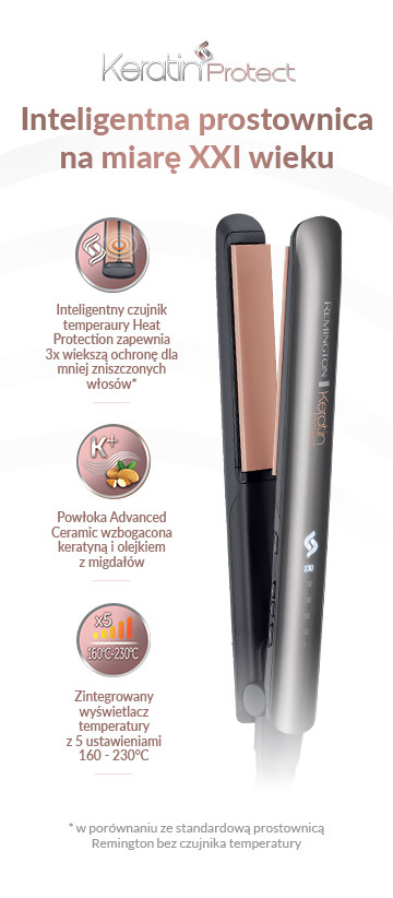 Remington Keratin Protect S8598 - Dobra cena, Opinie w Sklepie RTV EURO AGD