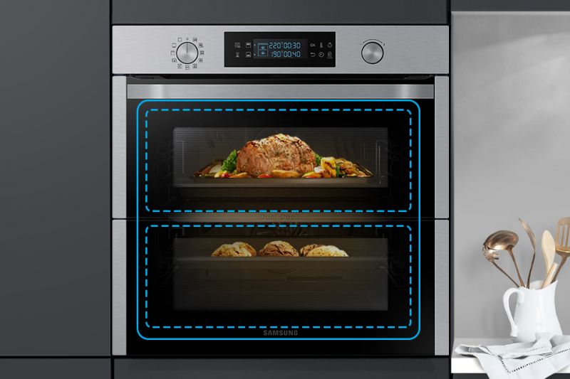 Samsung Dual Cook Flex NV75N5641RS - Dobra cena, Opinie w Sklepie RTV ...